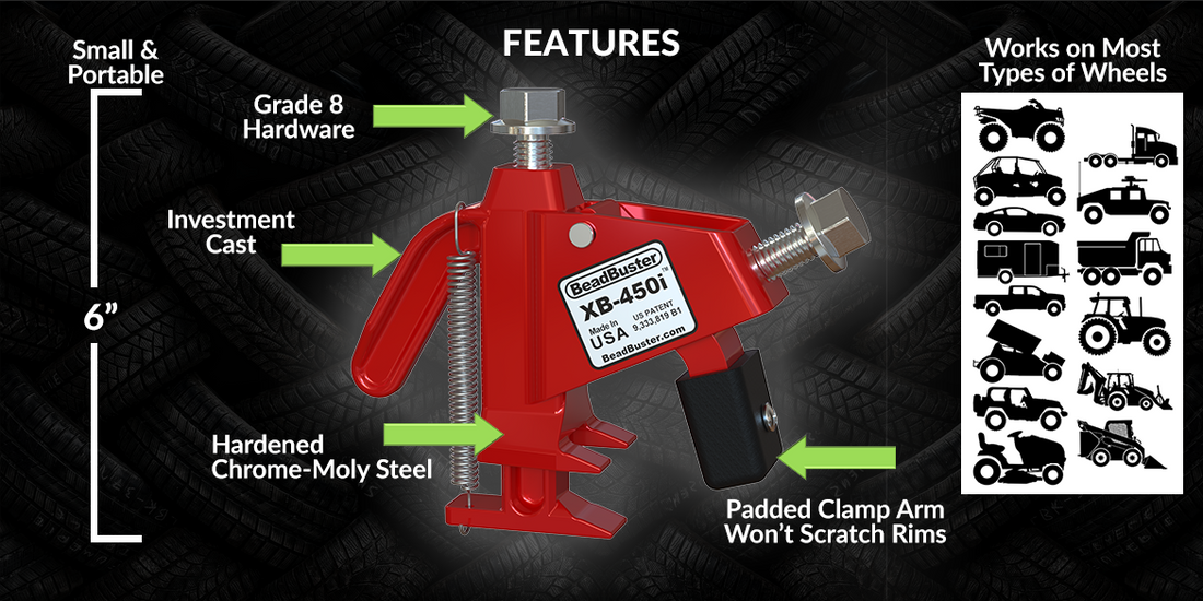 BeadBuster: Easily Change Your Tires Anywhere! Bead Breaker Tools